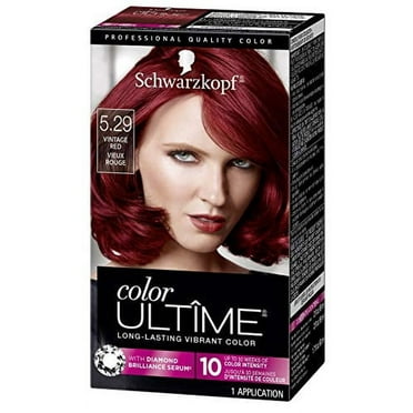 Schwarzkopf Color Ultime Permanent Hair Color Cream, 5.22 Ruby Red ...