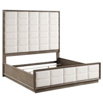 Coaster Celina Wood Queen Bed with Upholstered Headboard Black and ...