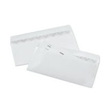 PEN + GEAR #10 Privacy Tint Gummed Envelopes, White, 4.13 in x 9.5 in ...