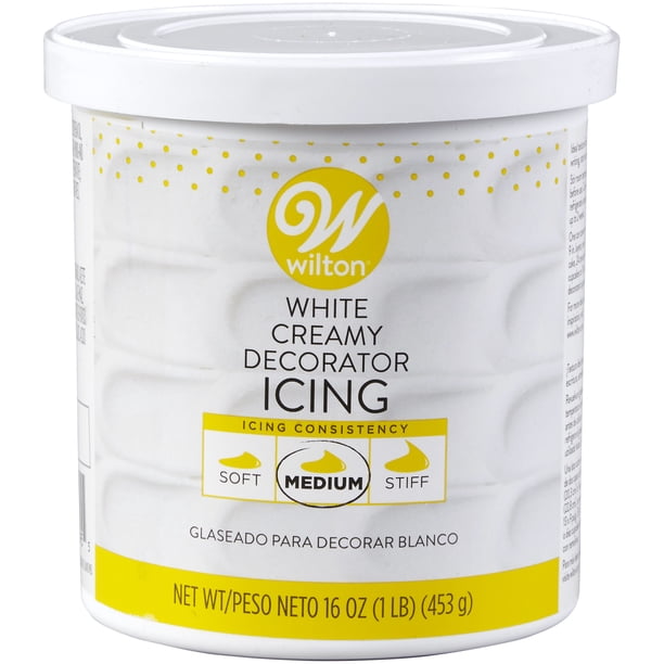 Wilton Ready-to-Use Medium Consistency White Buttercream Frosting, 16 ...