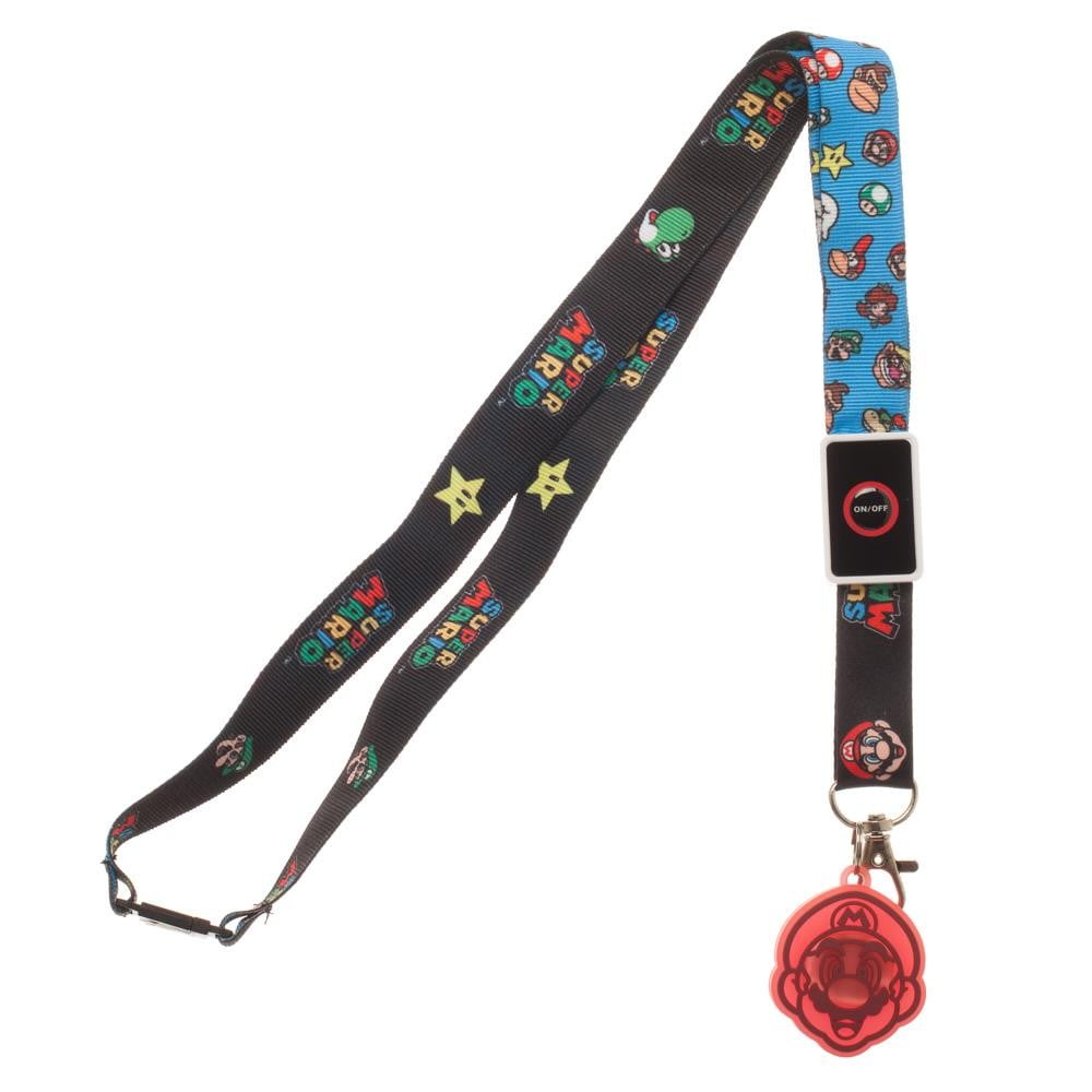 Lanyard - Super Mario - Red LED New la65lvsmb - Walmart.com