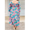 Comfortable and Flattering Sky Blue Plus Size Maxi Dress - Perfect for ...