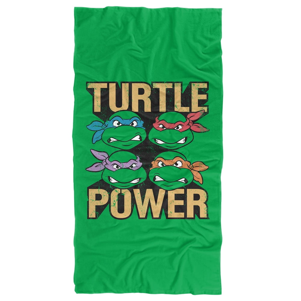TMNT Beach Towel, 30"x60", Turtle Power Beach Towel - Walmart.com