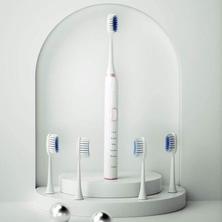 Fat Ultrasonic Toothbrush USB Rechargeable Sonic Automatic Dental Tooth ...