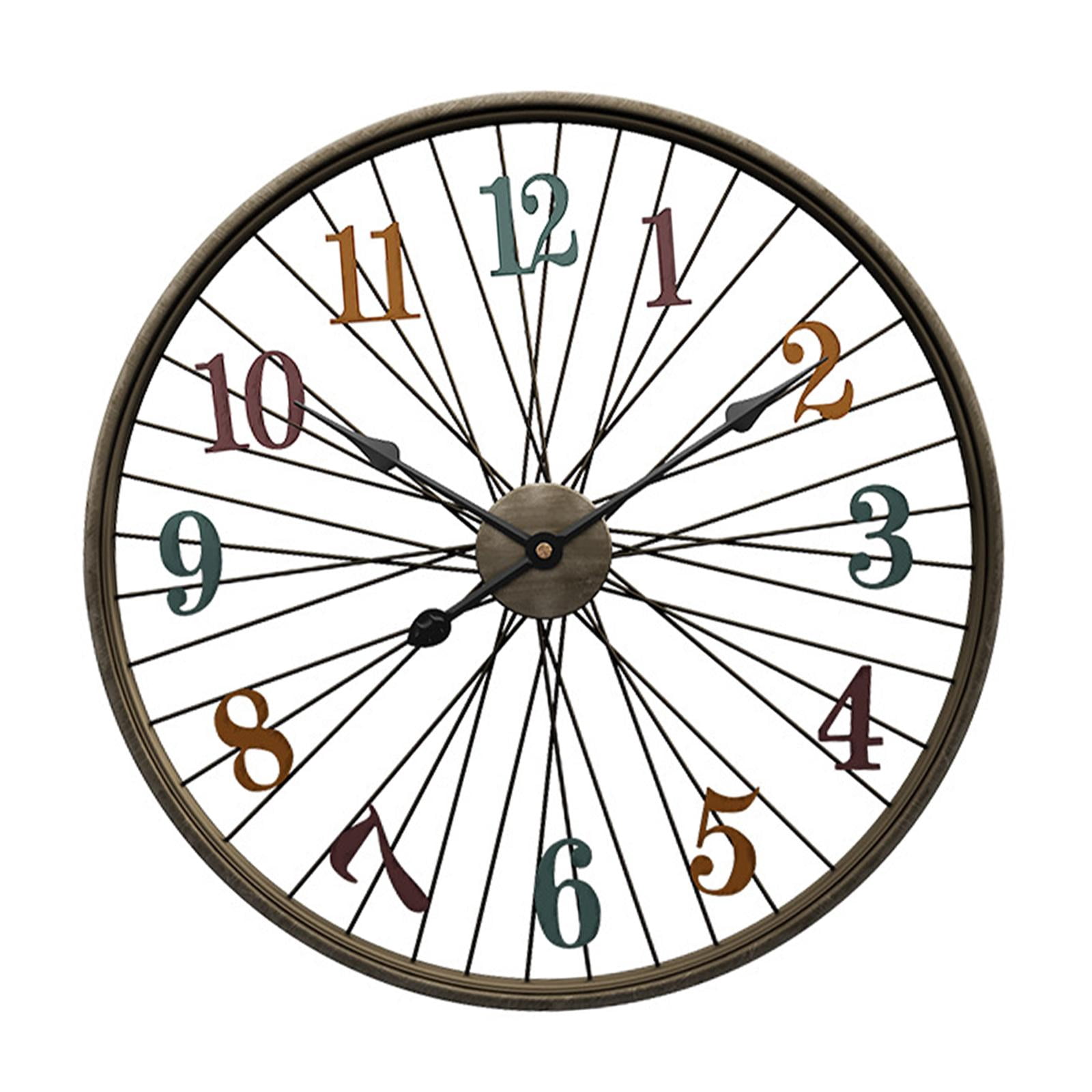 Roman Numerals Bicycle Wheel