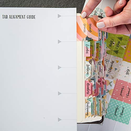 DiverseBee Laminated Bible Tabs (Large Print, Easy to Read ...