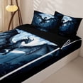 Metsweet Animal Dragon Zipper Full Size Comforter Sets with Fitted ...