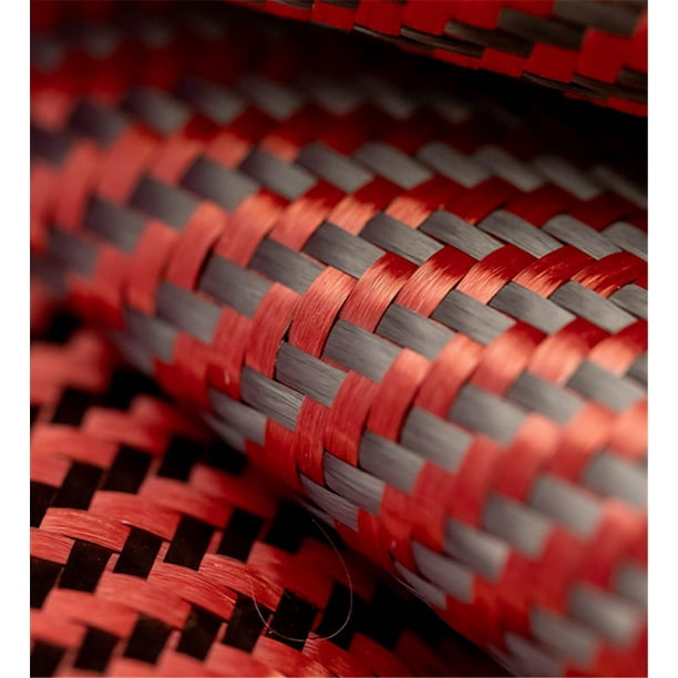 12" x 60" Carbon Fiber Fabric Cloth 3K 2x2 Twill Weave Fabric 220gsm ...