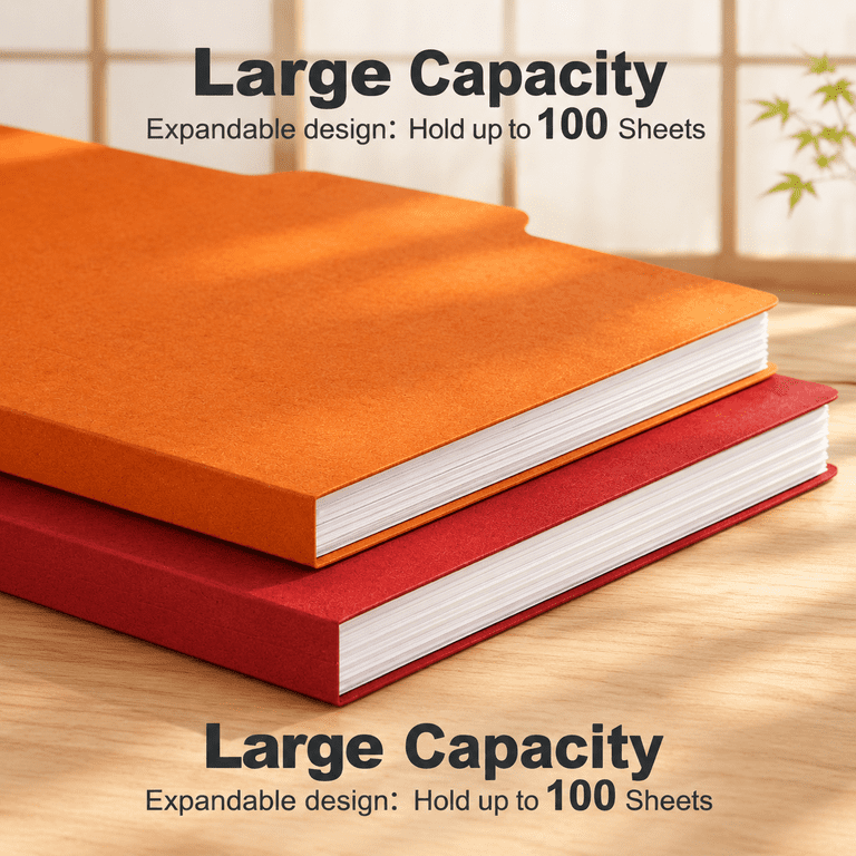 Colored File Folder 50 Pack 1/3-cut Tabs Letter Size - Walmart.com