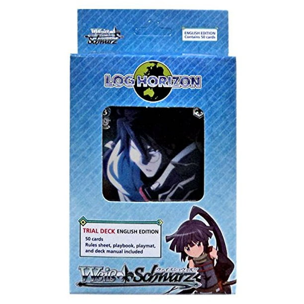 Weiss Schwarz Card Game - LOG HORIZON Trial Deck English Version - 50 ...