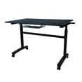 Atlantic 28-41" Height Adjustable Desk - Sit or Stand, with Rolling ...