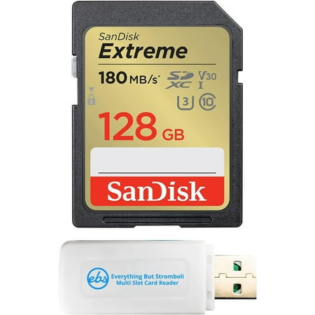 Extreme 128GB SD Memory Card Works with Sony Alpha a7C, a6600, a6100 ...