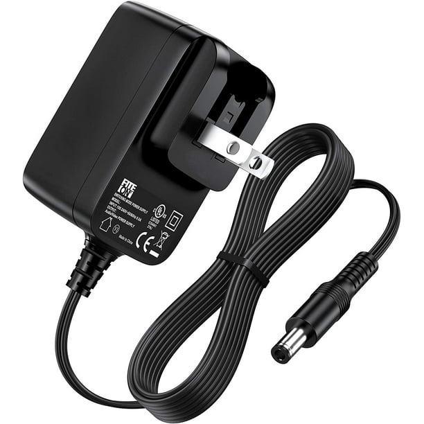 FITE ON 9V 2A Negative (-) Tip Power Supply 18W 9 Volt AC Adapter 100V ...