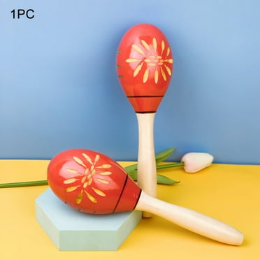 Kids Mexican Decorative Maracas Pair 3 Colors - Walmart.com