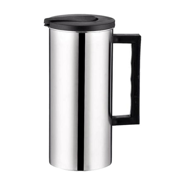 1.6L Cold Water Kettle and Lid Metal Water Heavy Duty Pitcher for ...
