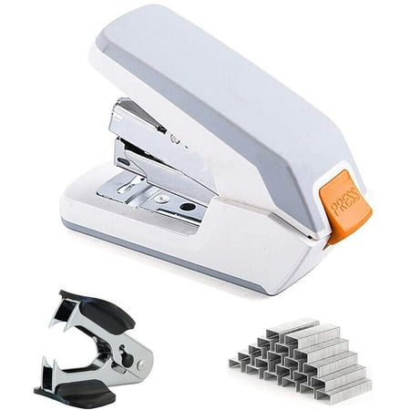 Effortless Standard Desktop Stapler, One Finger Touch Stapling, Easy to ...