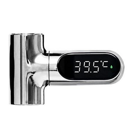 LED Diaplay Water Meter Shower Water-temperature Measuring Instrument ...