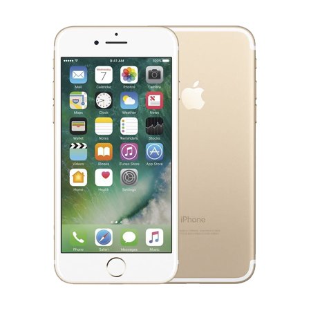 Apple iPhone 7 128Gb Unlocked Smartphone, Gold, Certified Refurbished ...