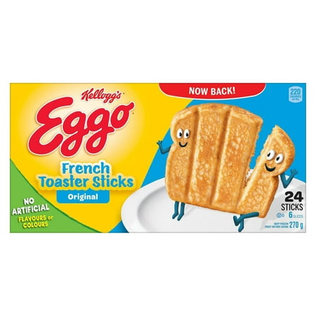 Kellogg’s Eggo, French Toaster Sticks Original, 270g, Eggo French ...