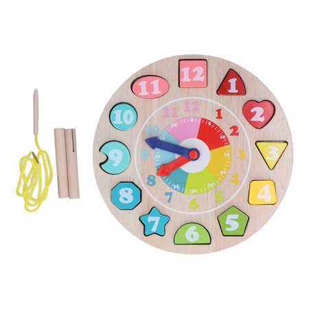Shape Sorting Clock, Baby Block Clock Develop Brain For Early Learning ...