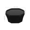 BESTYASH 2Pcs Black Plastic Racket Grip End Cap Replacement for ...
