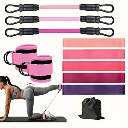 GoFit Stretch Rope with Training Manual – Stretching Strap with Loops ...