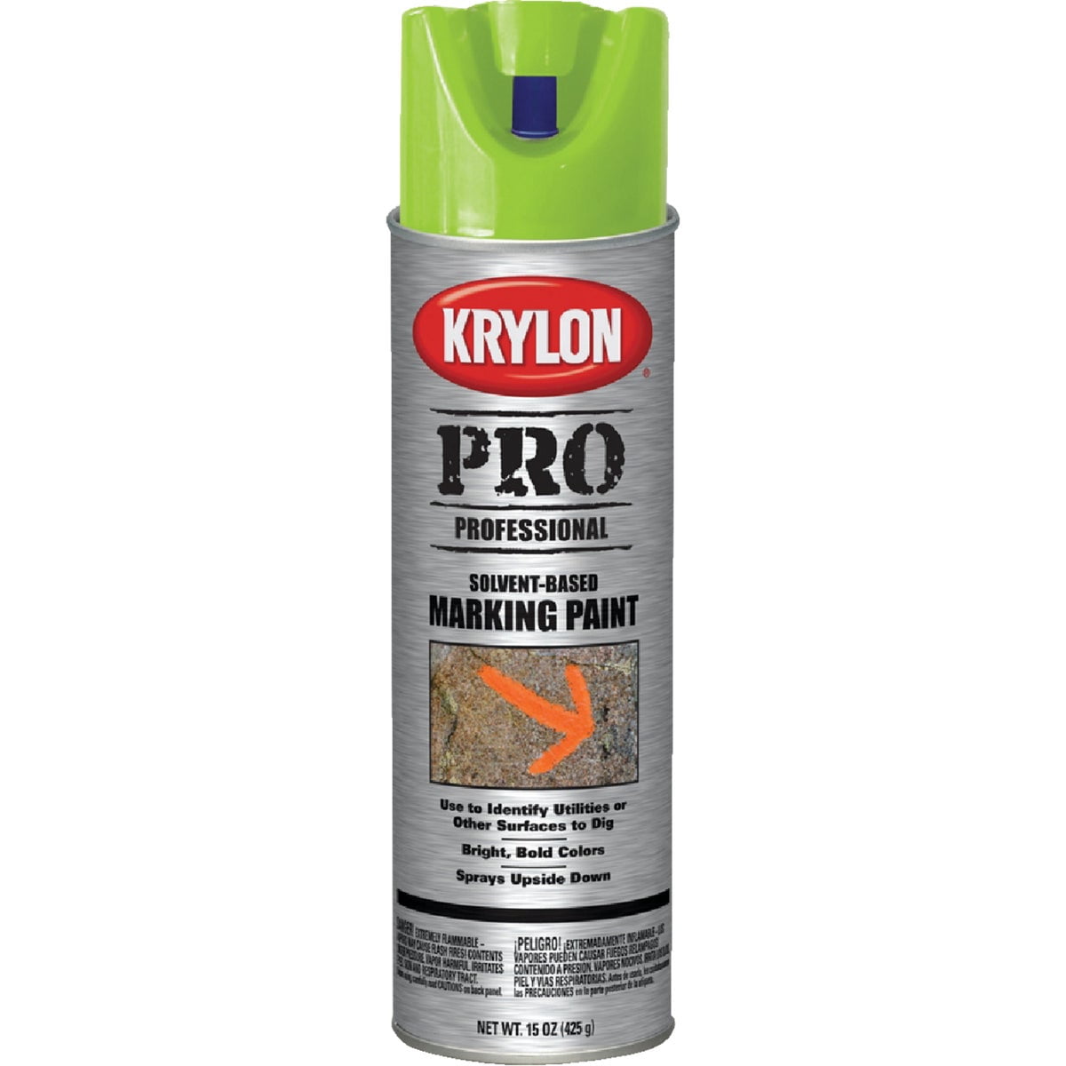 Krylon Mark-It 730408 Industrial SB APWA Green Inverted Marking Paint ...