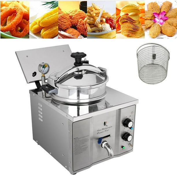PreAsion 16L Commercial Electric High Pressure Chicken Fryer Machine ...