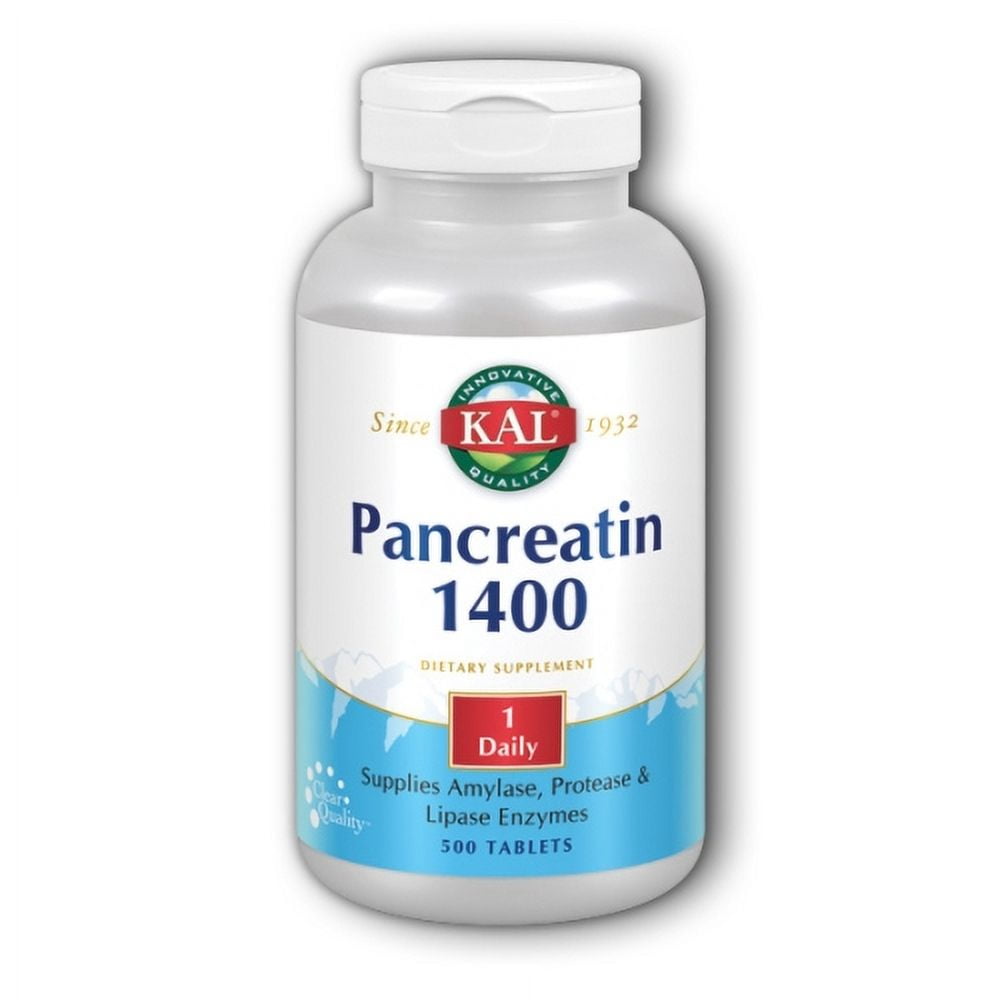 Suplemento Kal Pancreatin 1400 500 comprimidos (paquete de 2) | Walmart ...