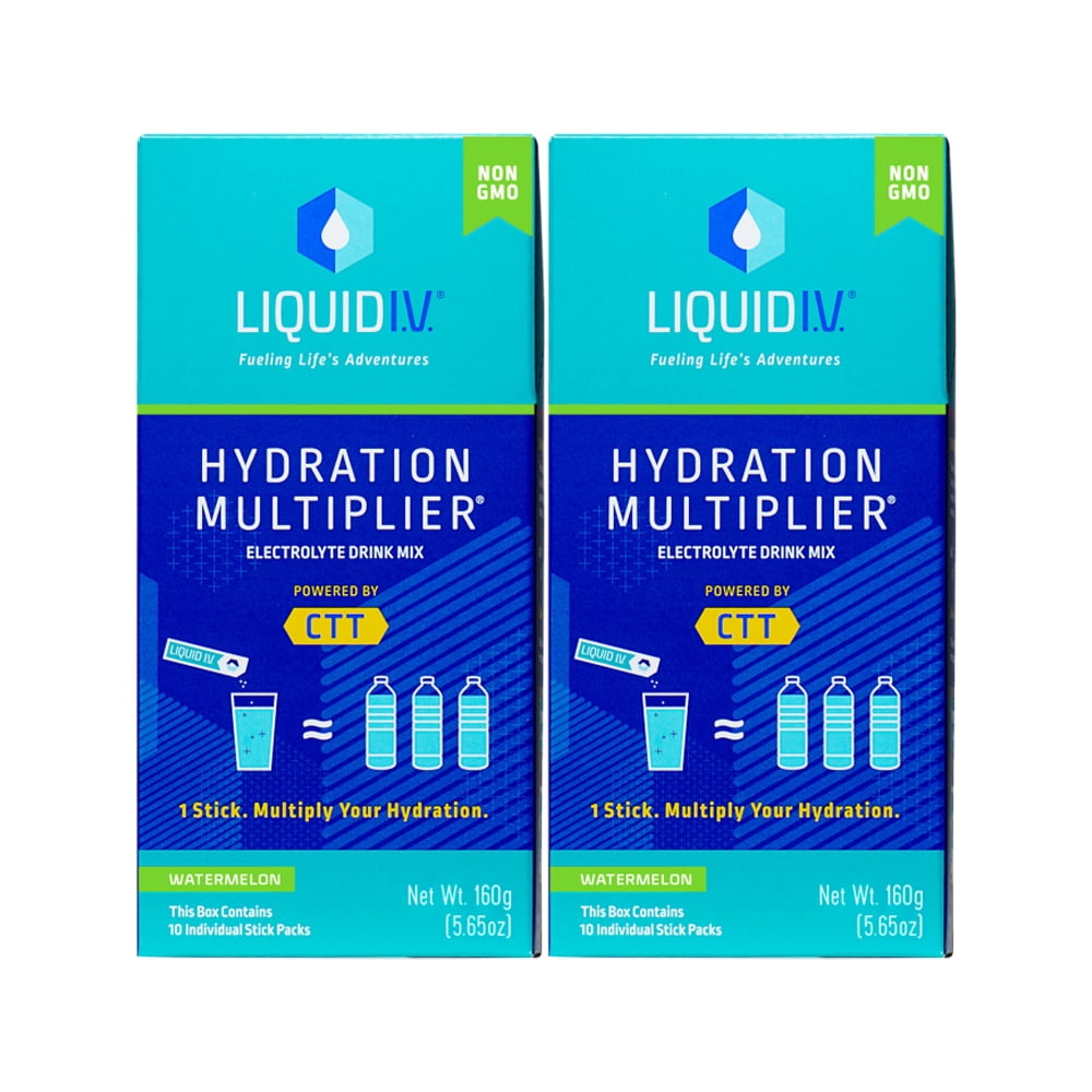 Liquid I.V. Hydration Multiplier, Electrolyte Drink Mix, Watermelon 5. ...