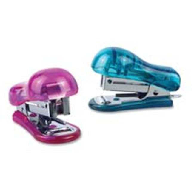 Mini Stapler- Plastic- Translucent Assorted - Walmart.com
