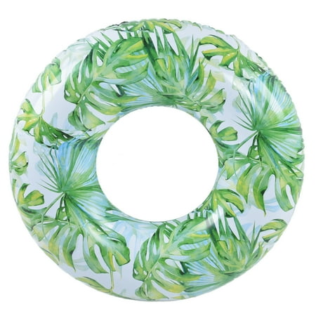 ANGGREK Inflatable Swimming Ring With Leaf Pattern Children Adult ...