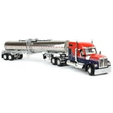 First Gear DCP 1/64 Red & Blue Kenworth W990 76in Sleeper with Brenner ...