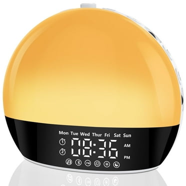 ZHENYEMEI Digital LED Alarm Clock, Vintage Alarm Clock Radio with Fast ...