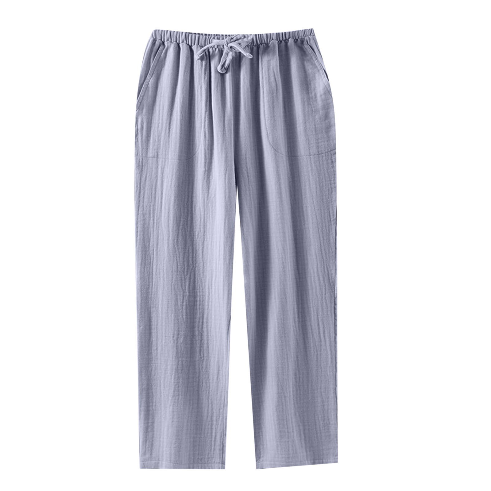 Click here for Plebaso Mens Cotton Pajama Pants With Pockets Ligh... prices