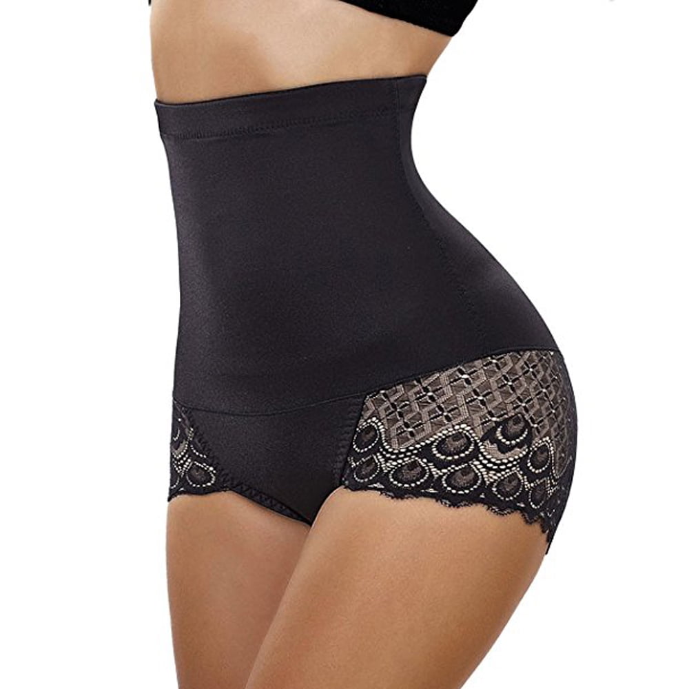 Womens Waist Trainers Lace Mesh Training Cinchers Buttock Lifting