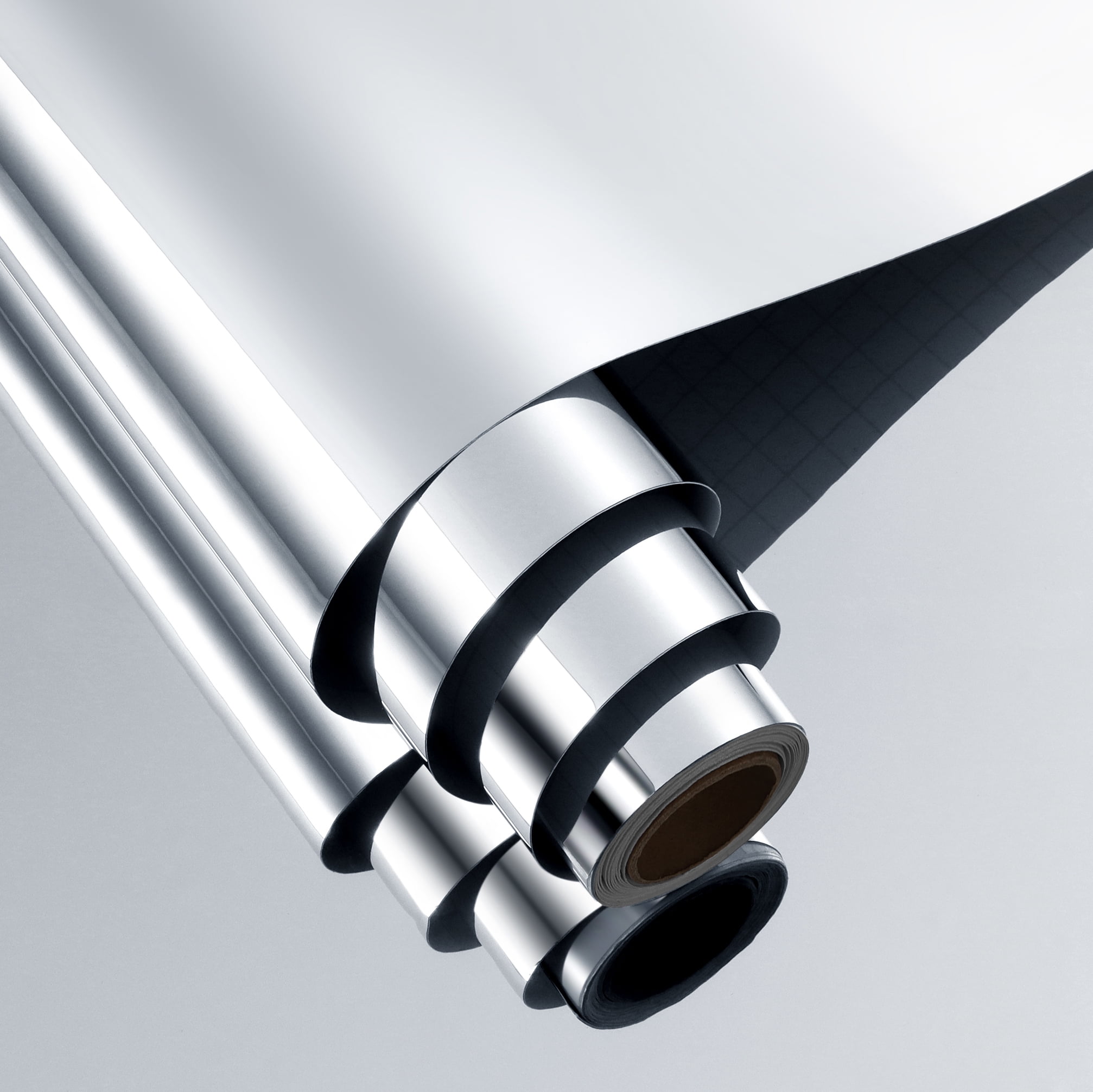 FunStick Flexible Vinyl Mirror Stickers, Reflective Safety Sticky ...