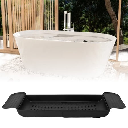 Bathtub Shelf Organizer, Bathtub Shelf Across Tub Extra Space Plastic ...