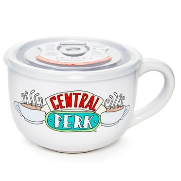 Friends Central Perk Ceramic Mug, Large Mug for Soups & More, Holds 24 ...