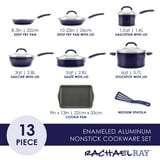 Rachael Ray 13 Pc Create Delicious Aluminum Nonstick Cookware Set ...
