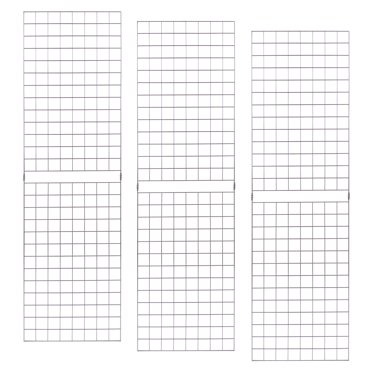 2' X 6' Wire Grid Panel - Black (Pack of 3) - Walmart.com