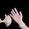 100 Pairs Household Protective Gloves, Transparent Disposable Gloves ...