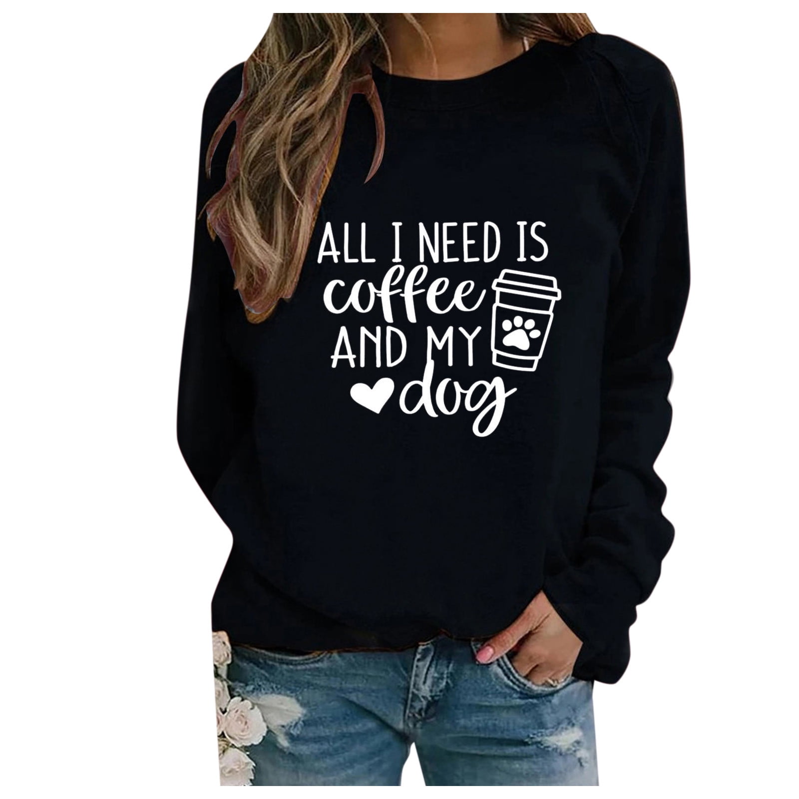 Click here for Fgnfyis All I Need Is Coffee And My Dog Print Casu... prices