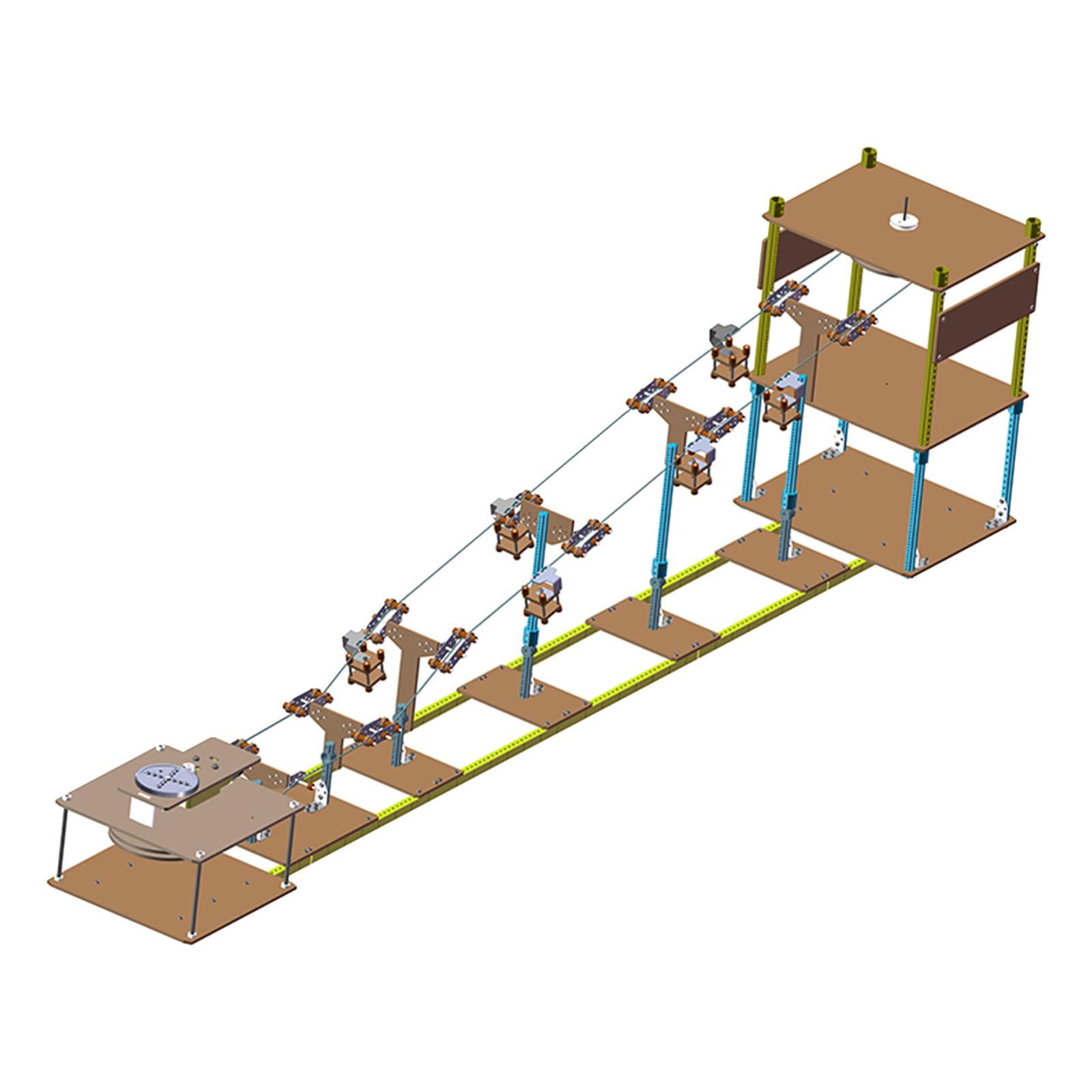 Turismo para el teleférico Cable Systerm Model Science Experimento ...