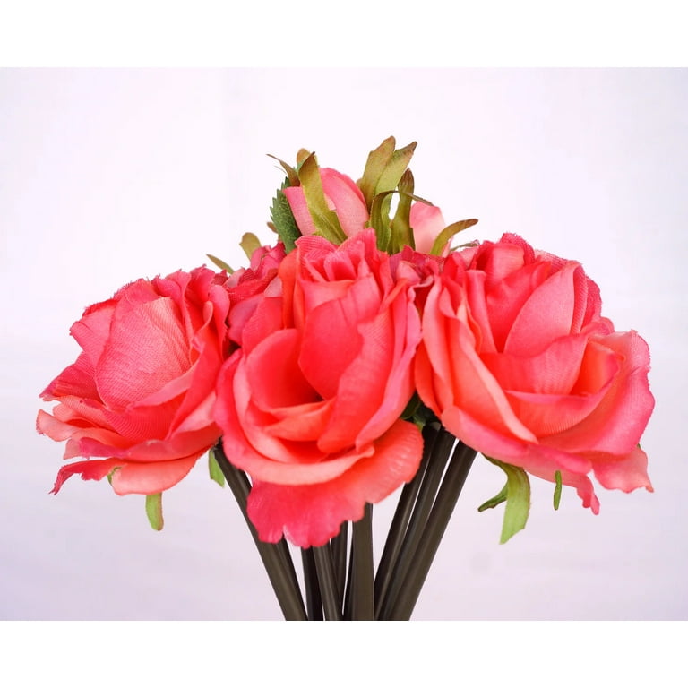 Dark Coral Colored Flowers