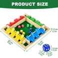 2 Pack Wooden Shut The Box Dice Game for 4 Players - Family Pub Math ...