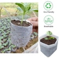 100Pcs Nursery Growing Bags,Non-Woven Fabric Seedlings Grow Bag for ...