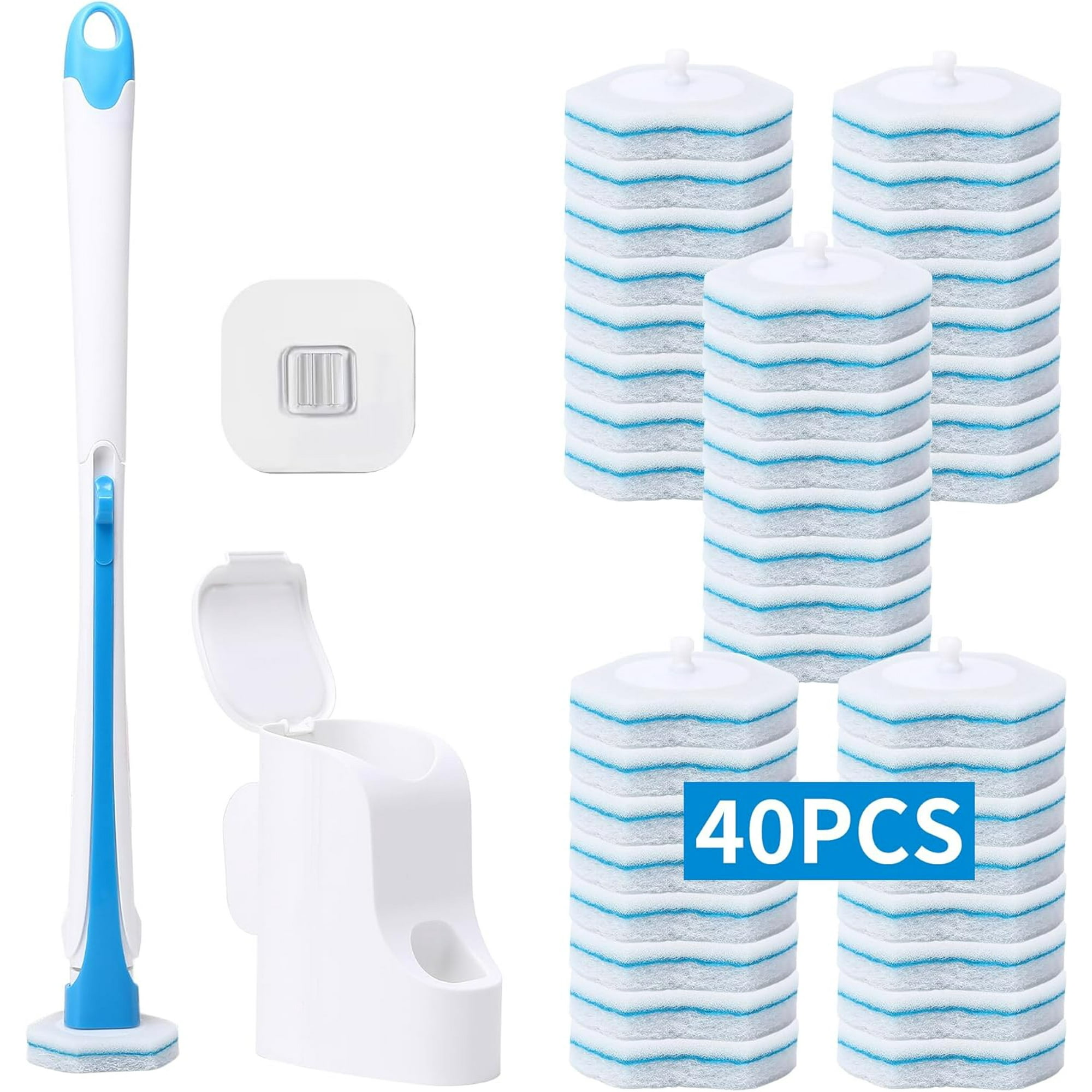 Click here for Siabc-Disposable Toilet Brush With 40pcs Refills... prices