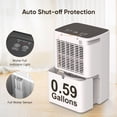 AIRFIRE 12 Pints Dehumidifiers (DOE), up to 1500 Sq.Ft Dehumidifier ...