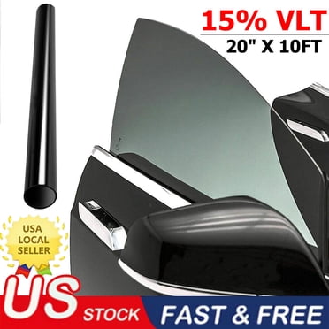 1Mx1M Uncut Roll Window Tint Film 5% Vlt 40" X 3.3Ft Feet Car Home ...